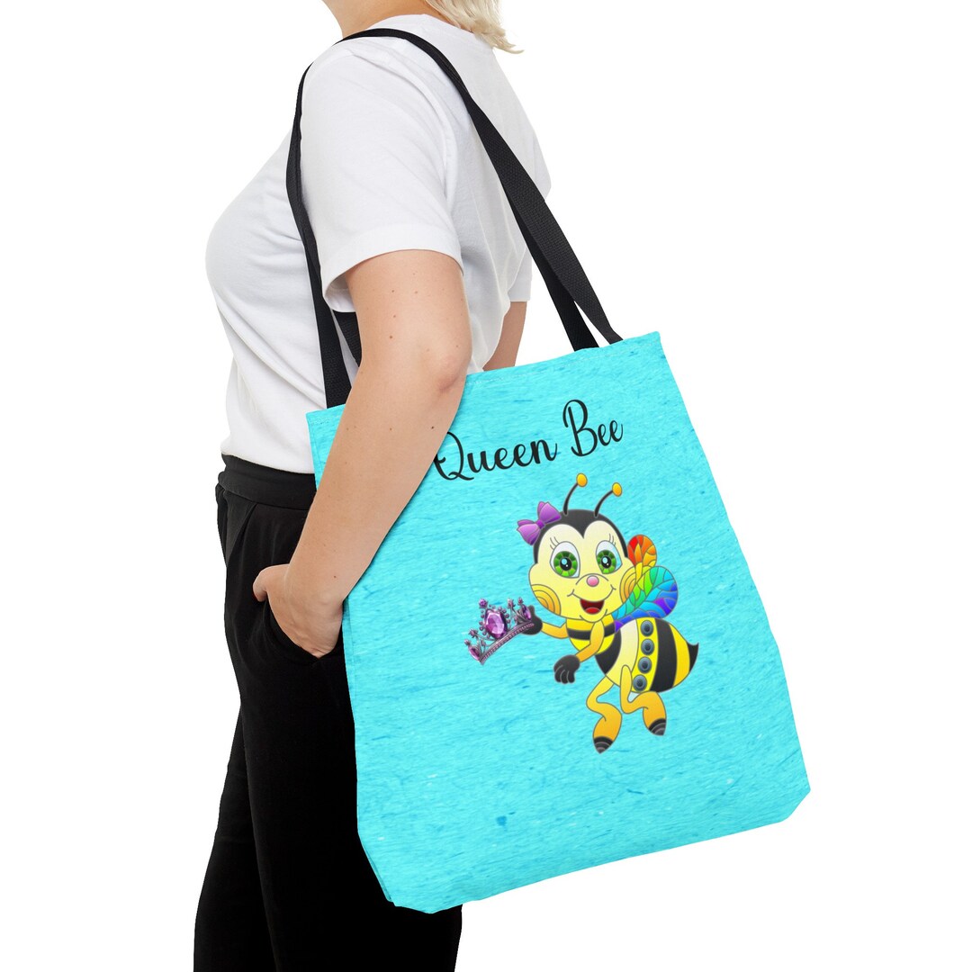 Personalized Queen Bee Tote Bag, Cute Queenbee Tote, 3 Sizes - Etsy