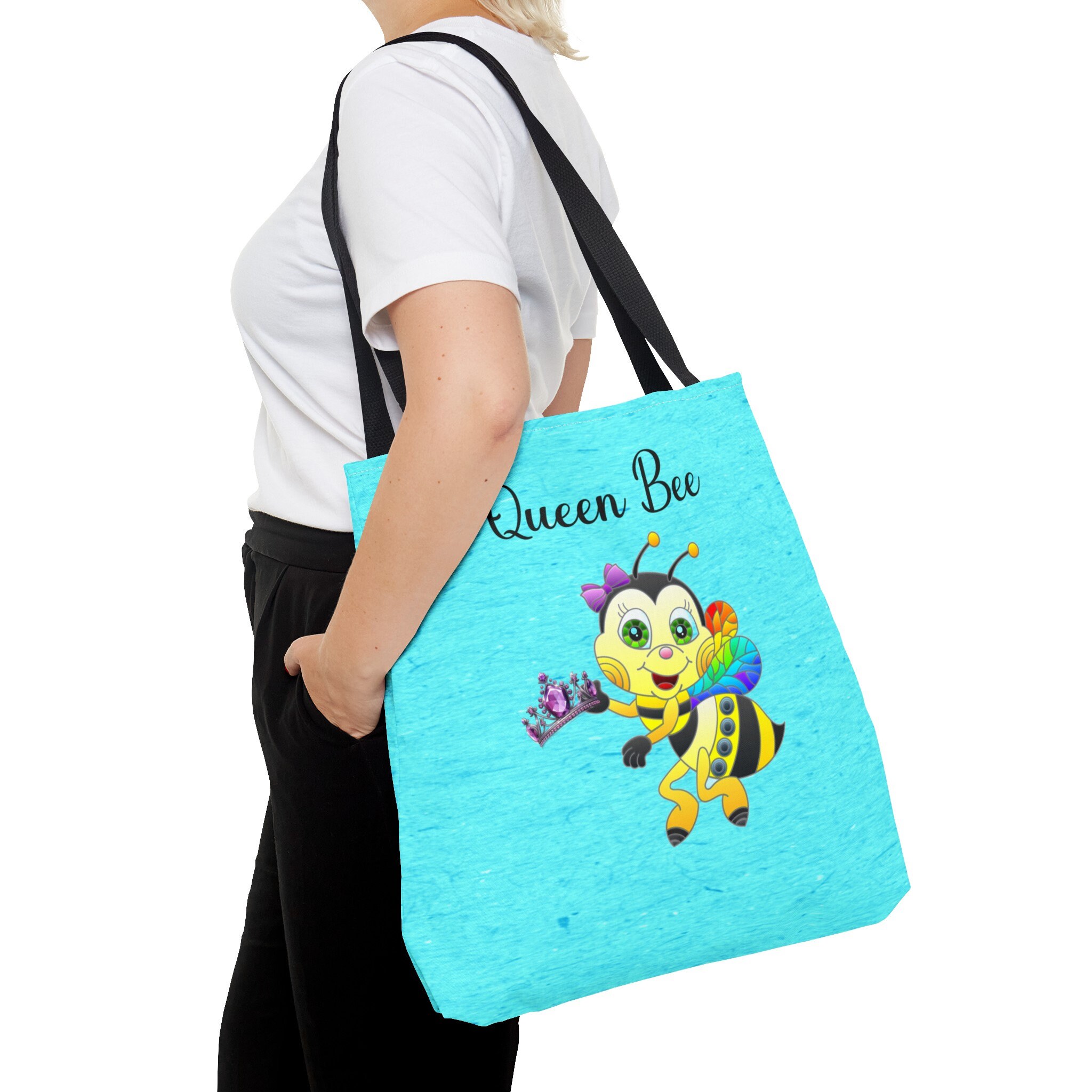 Personalized Queen Bee Tote Bag, Cute Queenbee Tote, 3 Sizes - Etsy