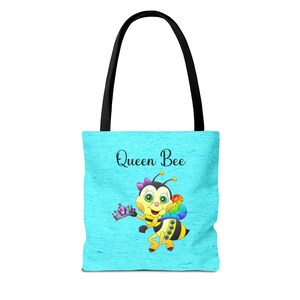 Personalized Queen Bee Tote Bag, Cute Queenbee Tote, 3 Sizes - Etsy