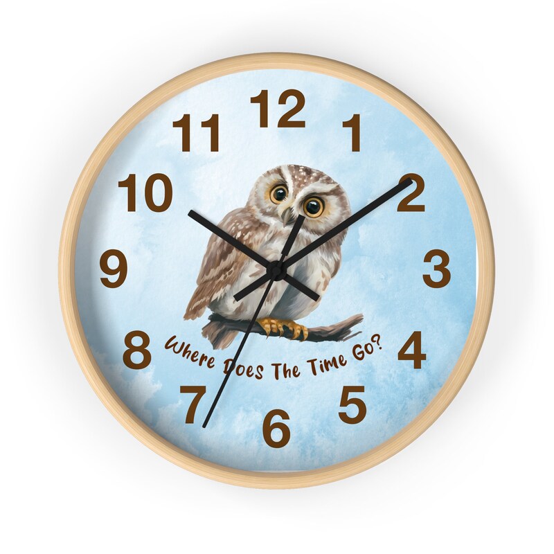 Owl Clock - Etsy