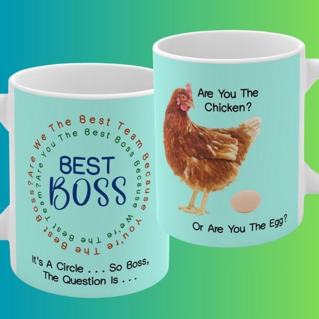 Best Boss Coffee Mug, Hilarious Best Boss Mug Gift From Employees ...