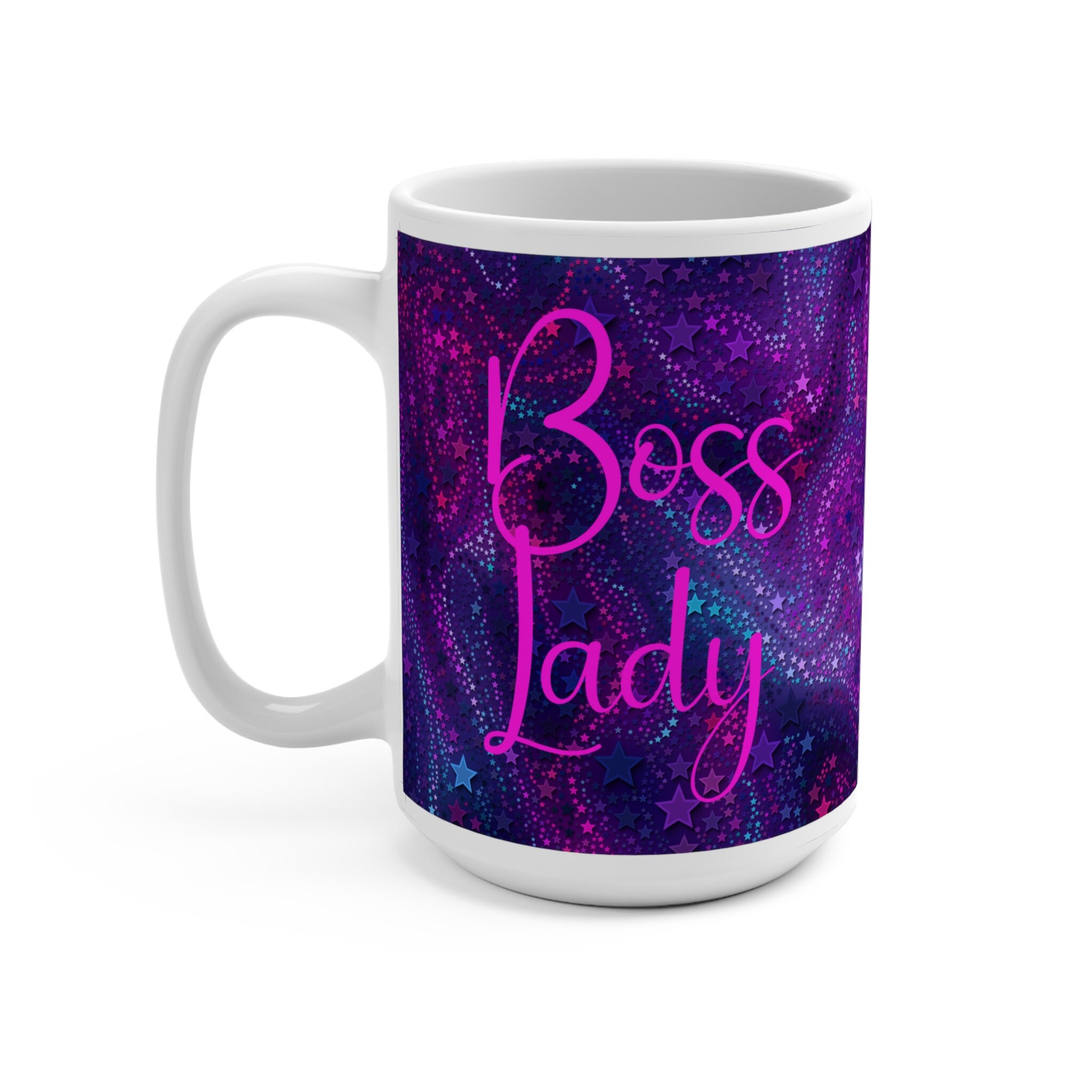 Boss Lady Stars Mug, Boss Lady Coffee Cup, Boss Lady Mug, Boss Coffee ...
