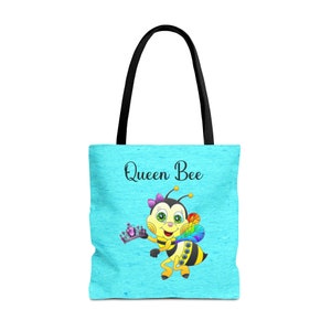 Personalized Queen Bee Tote Bag, Cute Queenbee Tote, 3 Sizes - Etsy