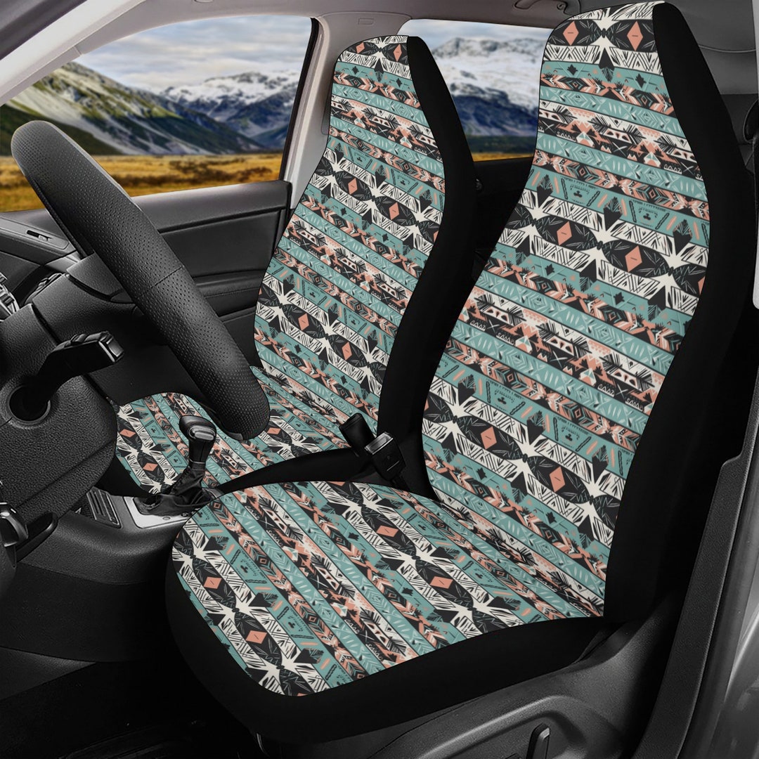 Aztec Pattern Seat Covers, Car Seat Covers for Vehicle, Aesthetic Car ...