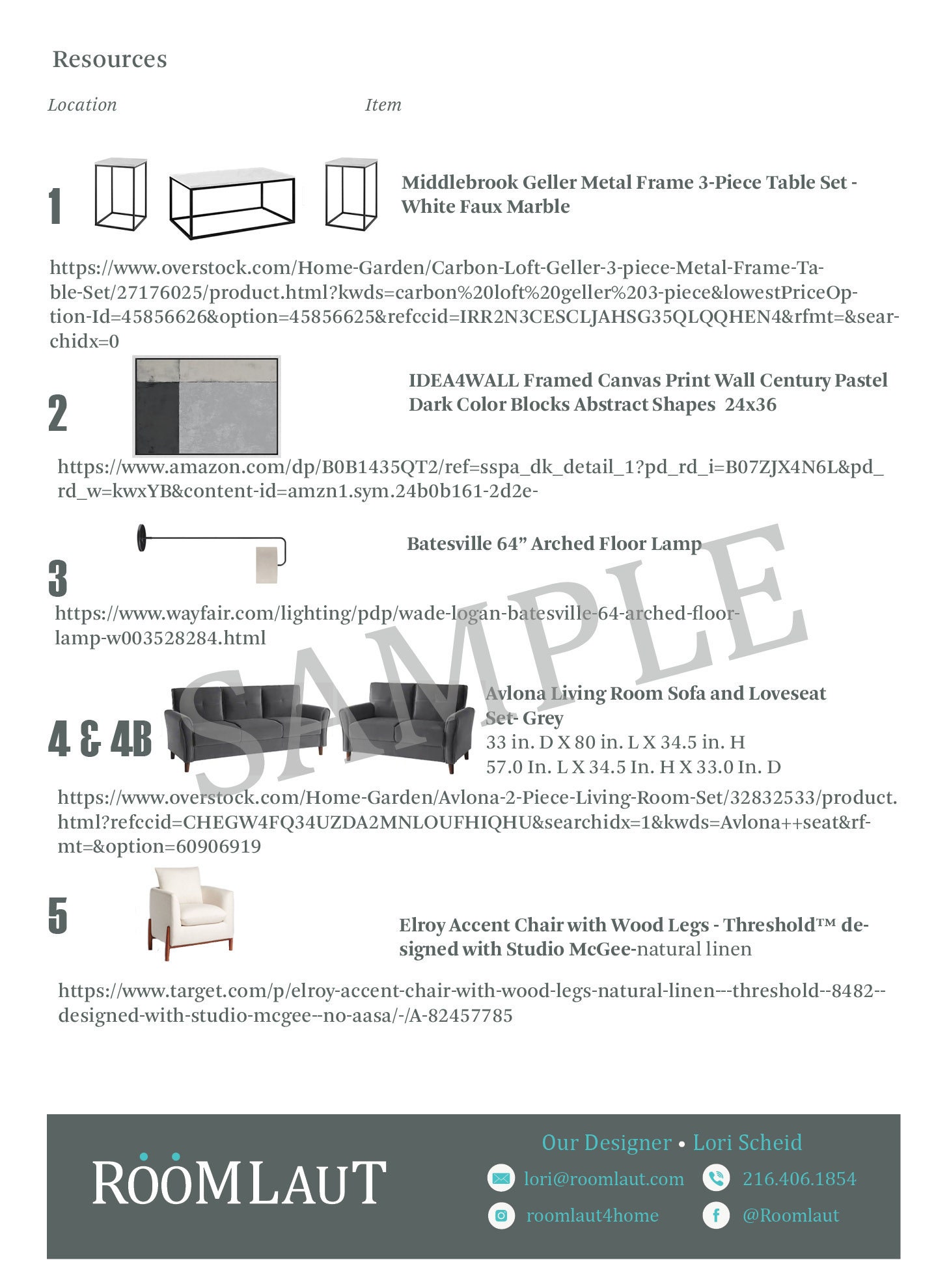 Living Room Grey With Rust Mood Board, Room Scheme and Shopping Guide ...