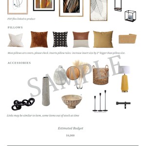 Living Room Grey With Rust Mood Board, Room Scheme and Shopping Guide ...