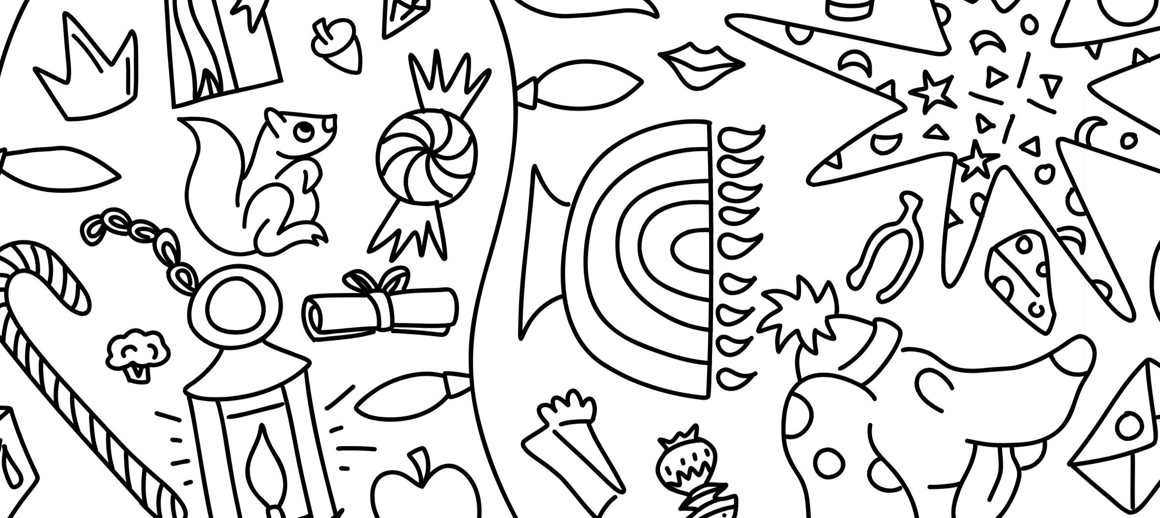 Giant Holiday Coloring Poster - 6ft Long - Etsy