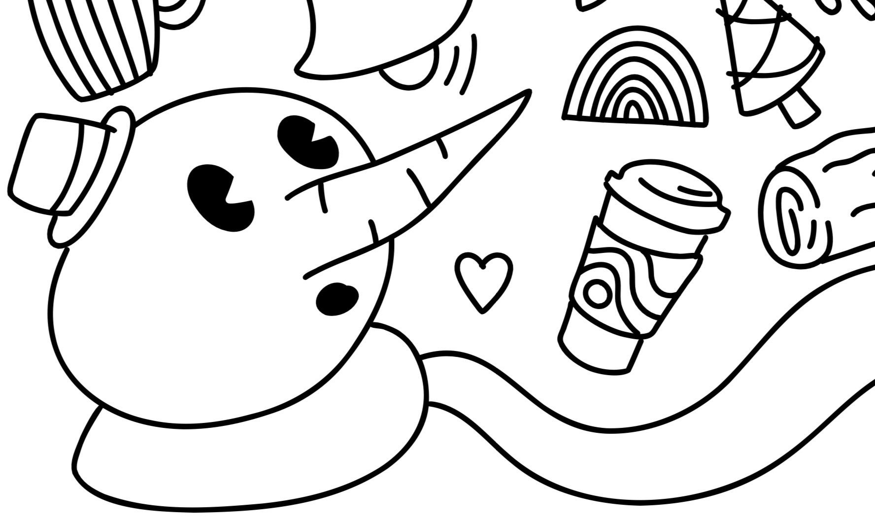 Giant Christmas Coloring Poster - 6ft Long - Etsy