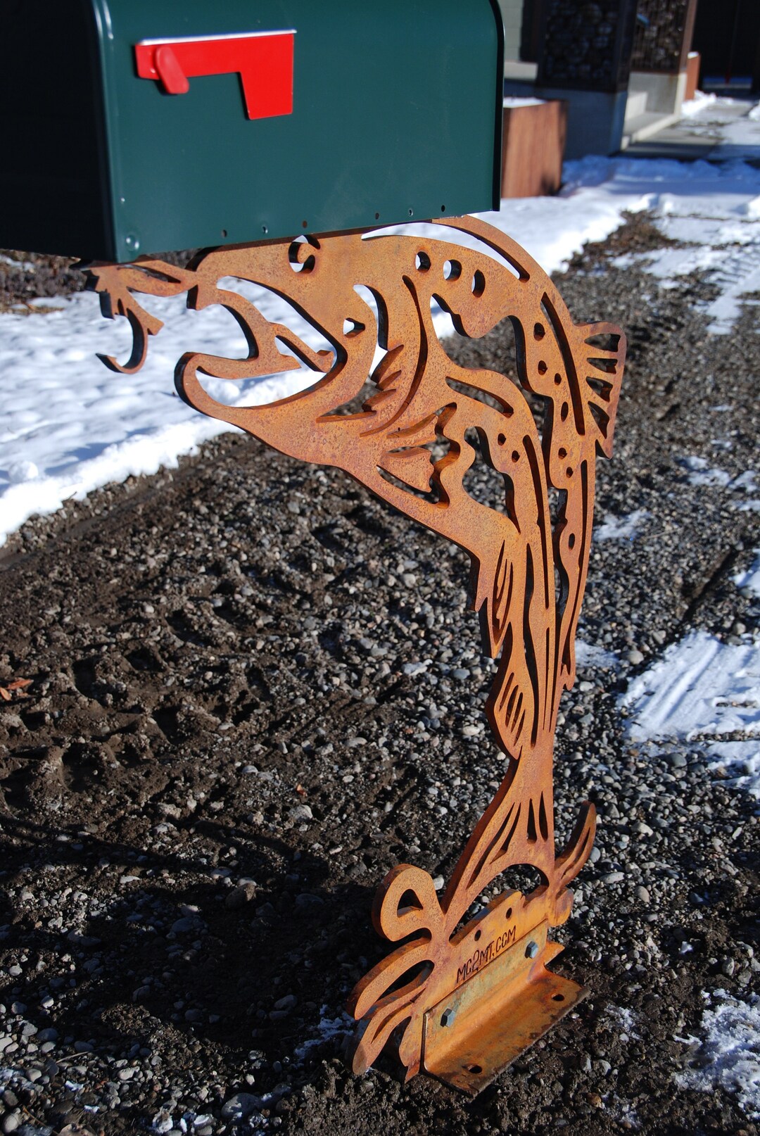Rising Trout Mailbox Stand, an Attractive Way to Receive Mail and ...