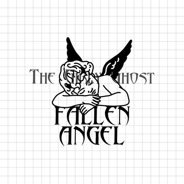 Fallen Angel Svg - Etsy