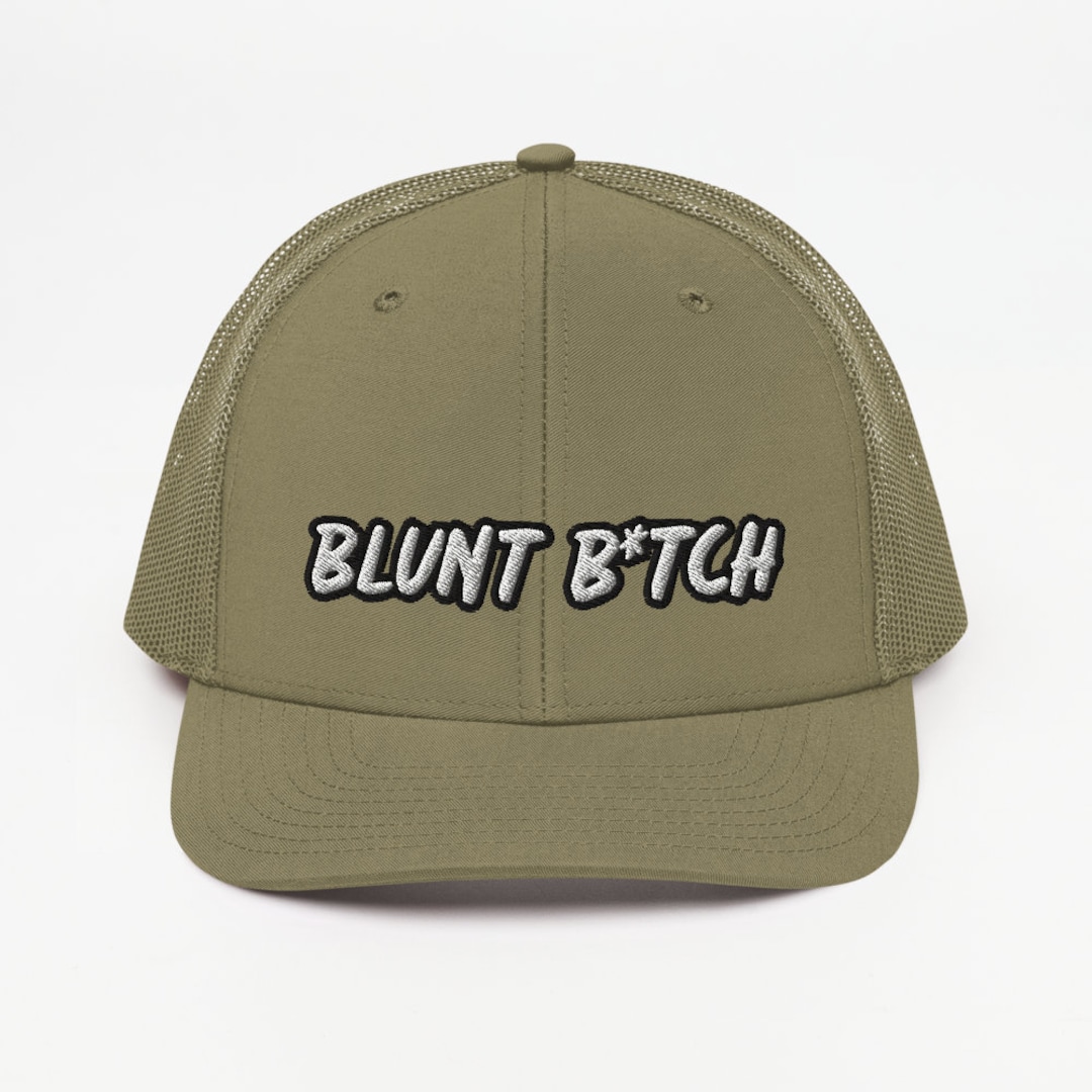 Embroidered Baseball Cap, Blunt Btch Hat, Funny Hat, Embroidery Gifts ...