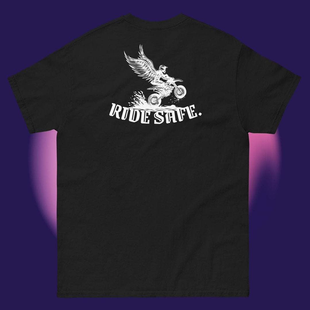Men's Classic Tee, Ride Safe, Motorcycle Safety, Tough Guy, Guardian ...