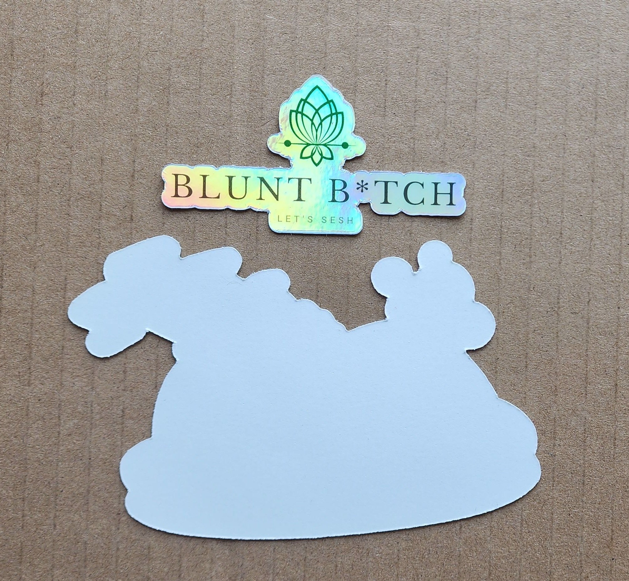 Holographic STICKER Cool Stickers Zaza Stickers Gifts for Her Funny ...