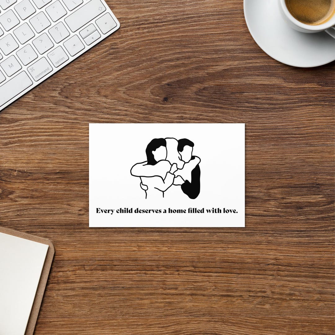 Heartfelt Foster Care Thank You Card | Every Child Deserves Love ...