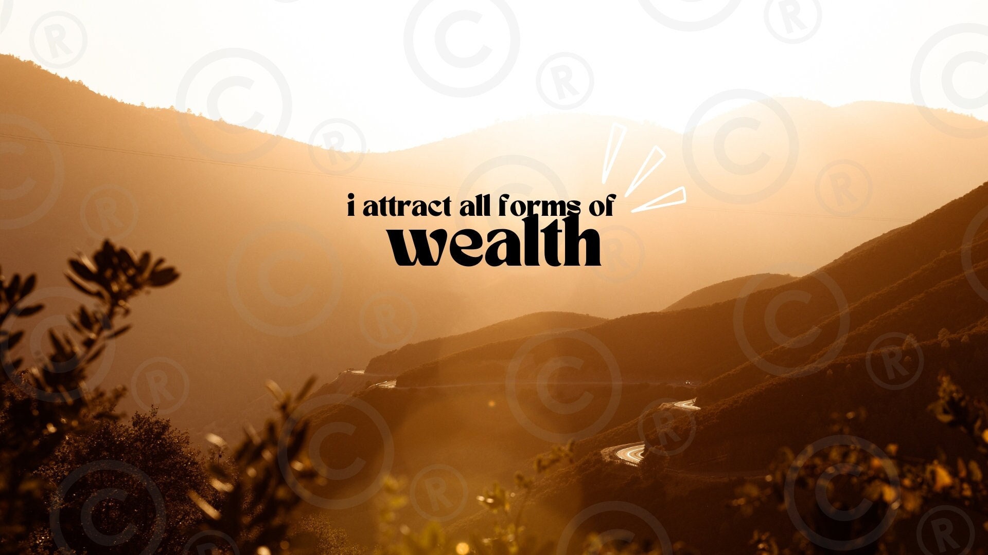 Digital Download Manifestation Wallpaper- Stay Inspired and Attract ...