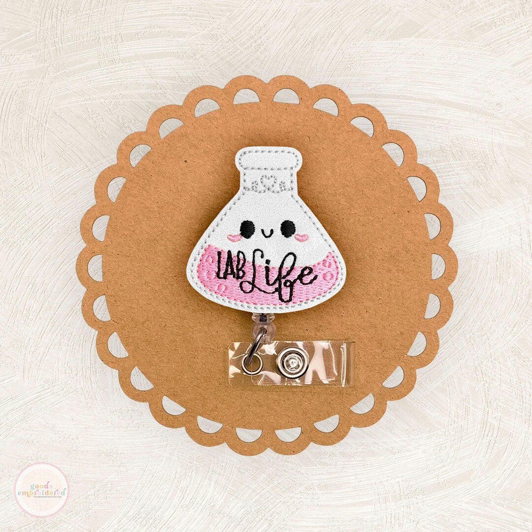 Lab Life Badge Reel, Laboratory Badge Reel, Lab Assistant Badge Reel ...