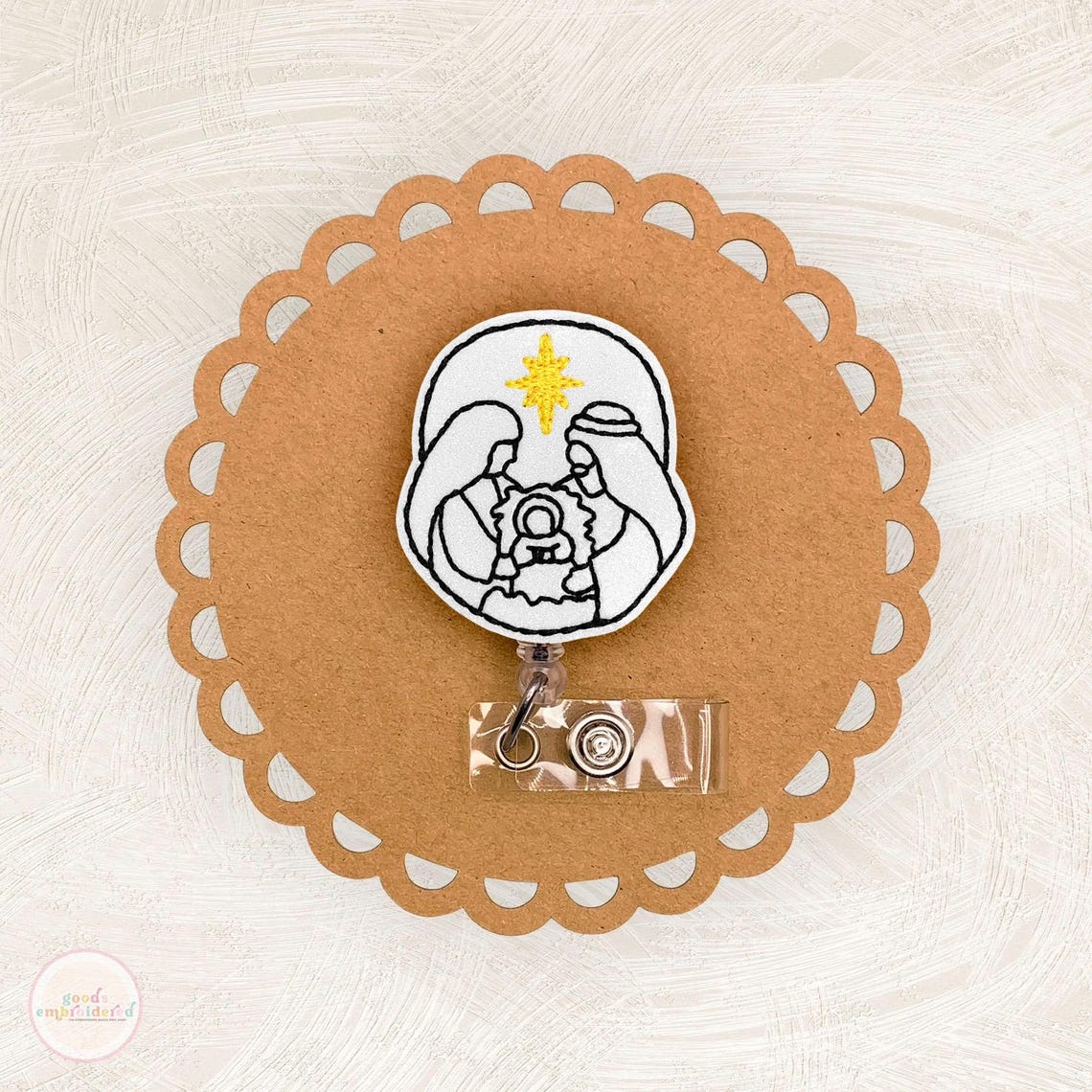 Nativity Badge Reel, North Star Badge Reel, Jesus Badge Reel, Christmas ...