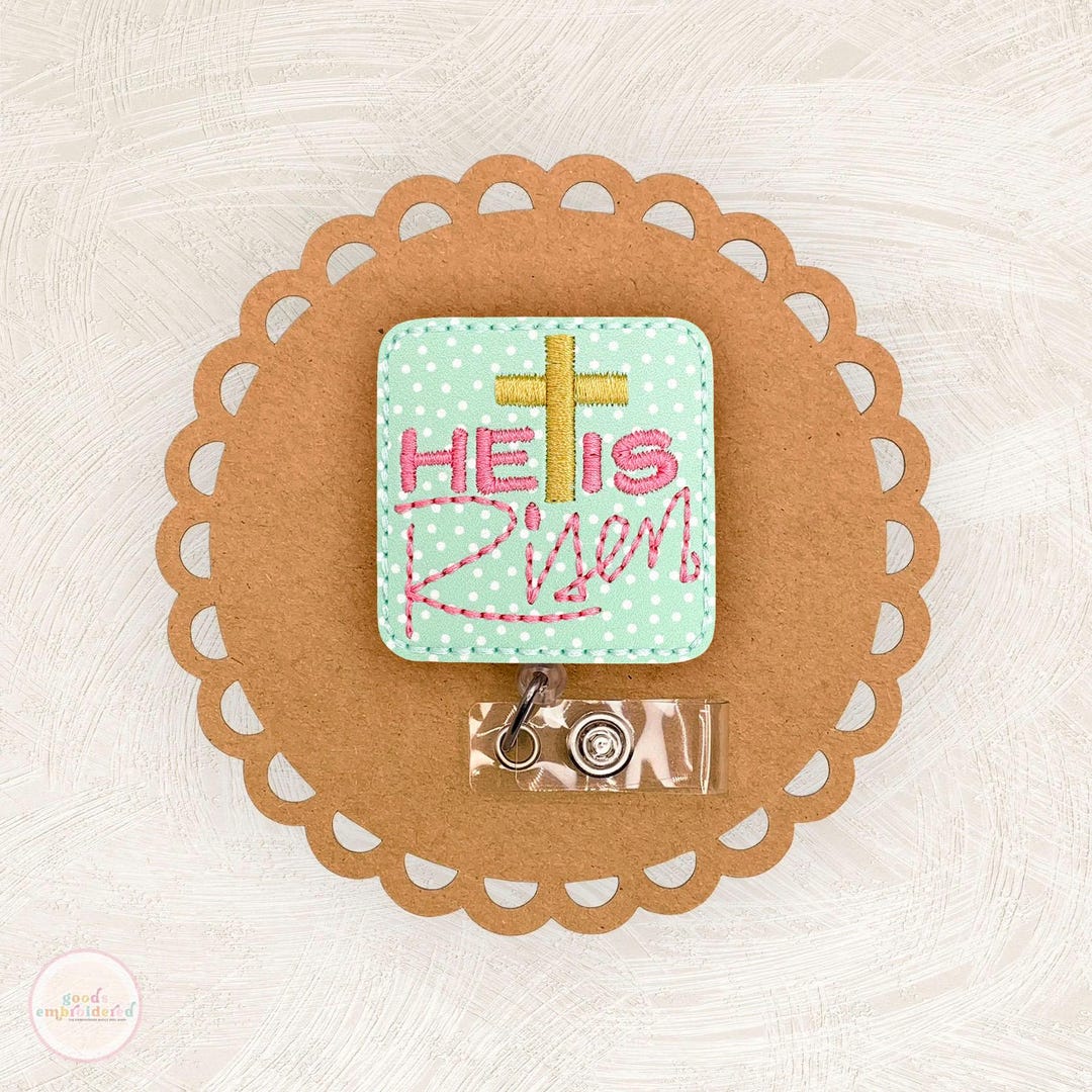 He is Risen Badge Reel, Religion Badge Reel, Jesus Badge Reel, Easter ...