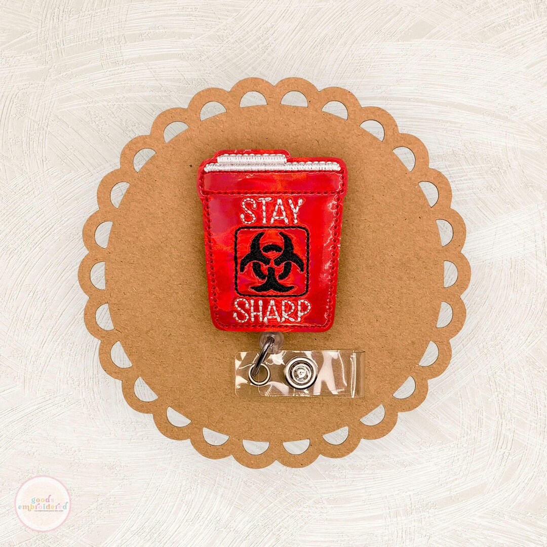 Stay Sharp Badge Reel, Triage Badge Reel, Medical Badge Reel, Nurse ...