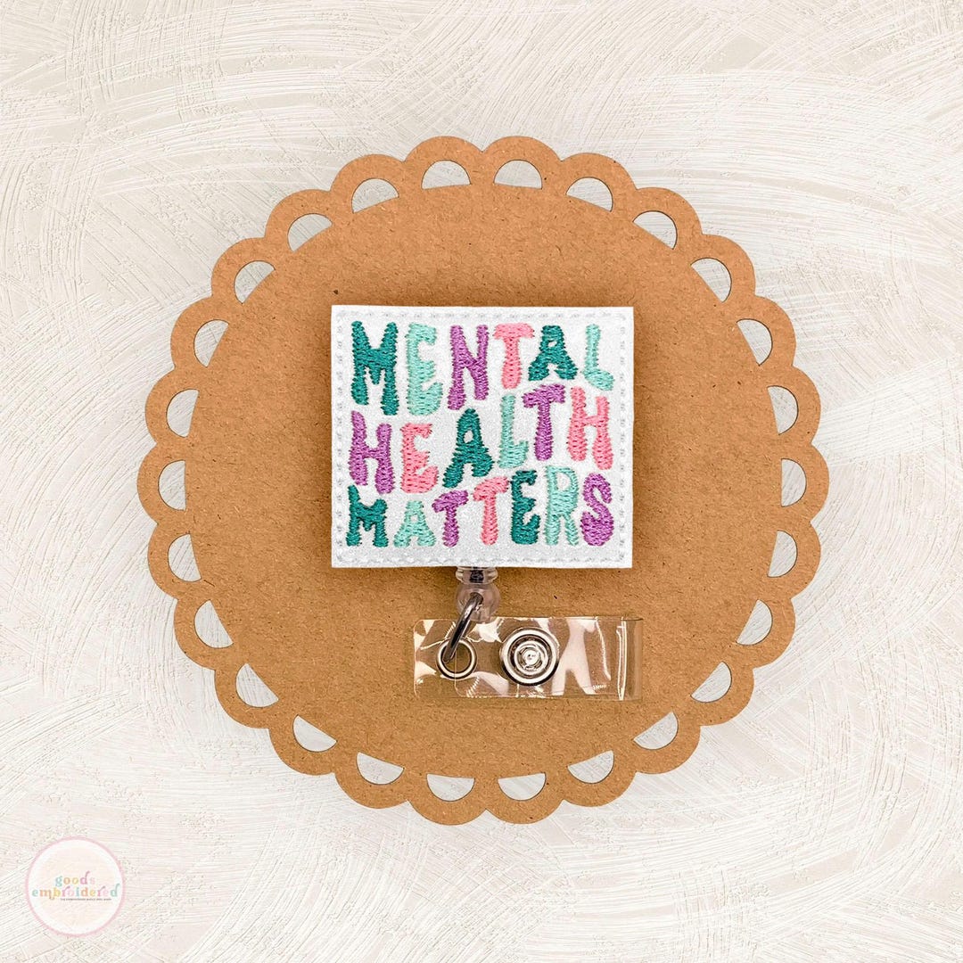 Mental Health Matters Badge Reel, Positivity Badge Reel, Psychology ...