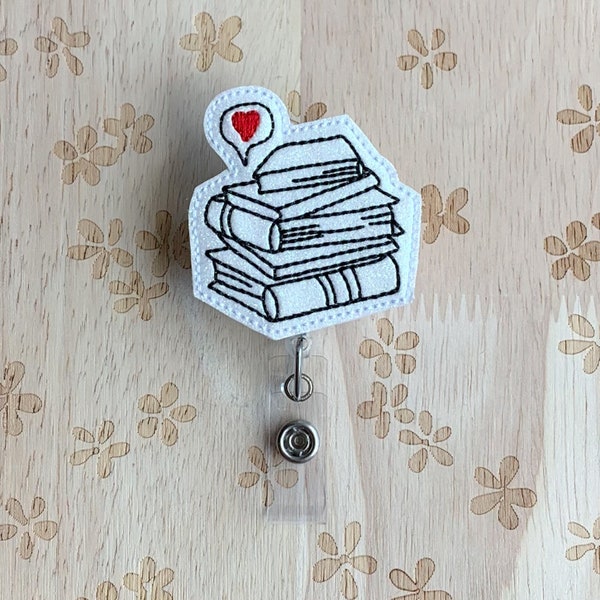 Book Badge Reel - Etsy