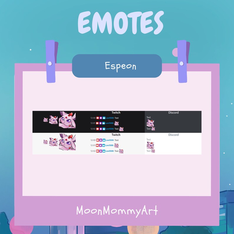 Espeon Love Emote for Twitch or Discord or Youtube Pokemon Espeon Love ...