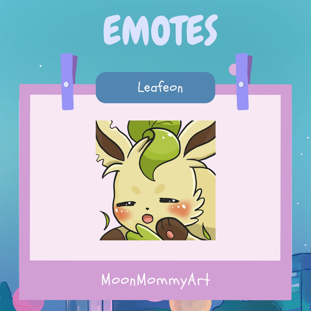 Leafeon Sleeping Emote for Twitch or Discord or Youtube Pokemon ...