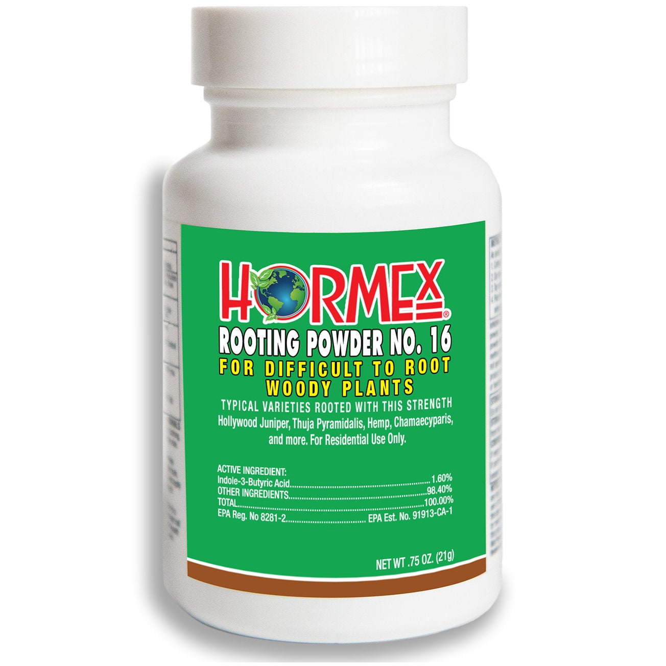Hormex Rooting Powder 16 Rooting Hormone for Plant Cuttings for Hard to ...