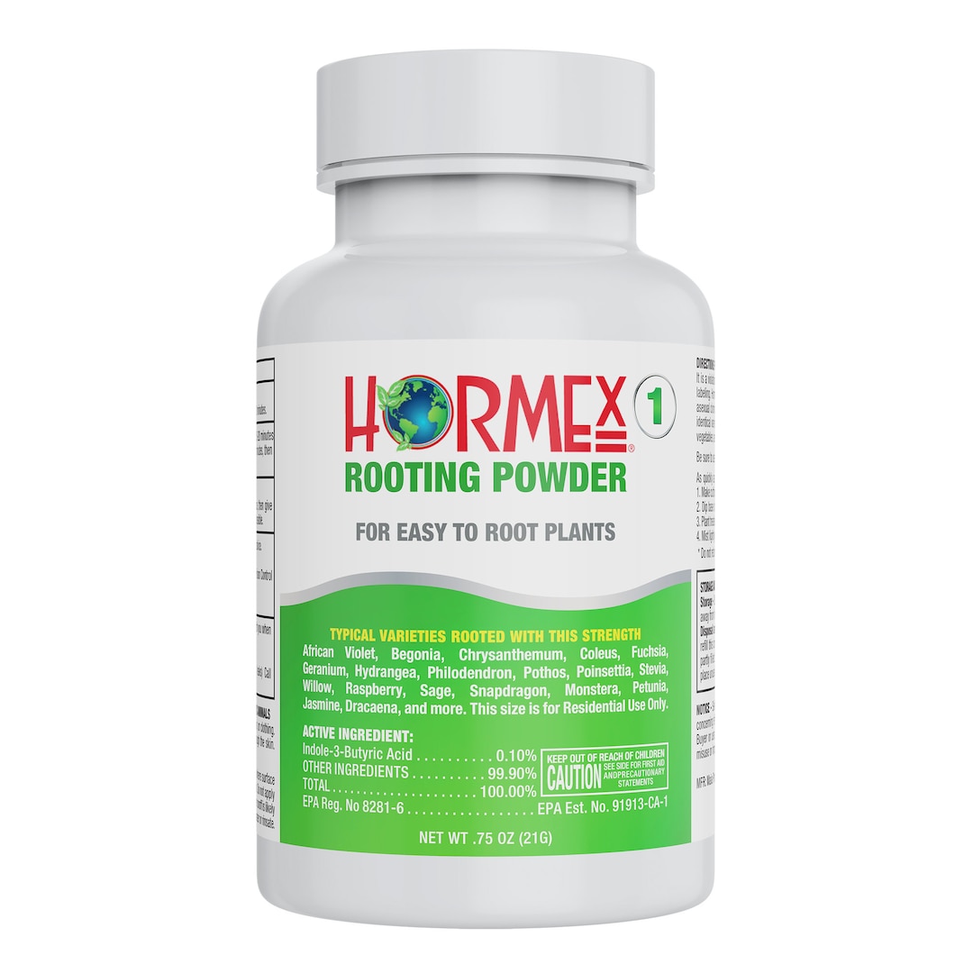 Hormex Rooting Hormone for Cuttings #1 - Rooting Powder for Softwood ...