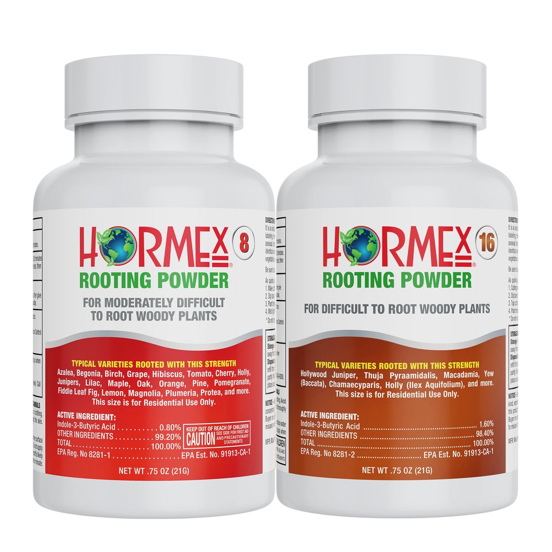 Hormex Rooting Powder #8, 16 (0.80-1.6 IBA) - Rooting Propagation ...