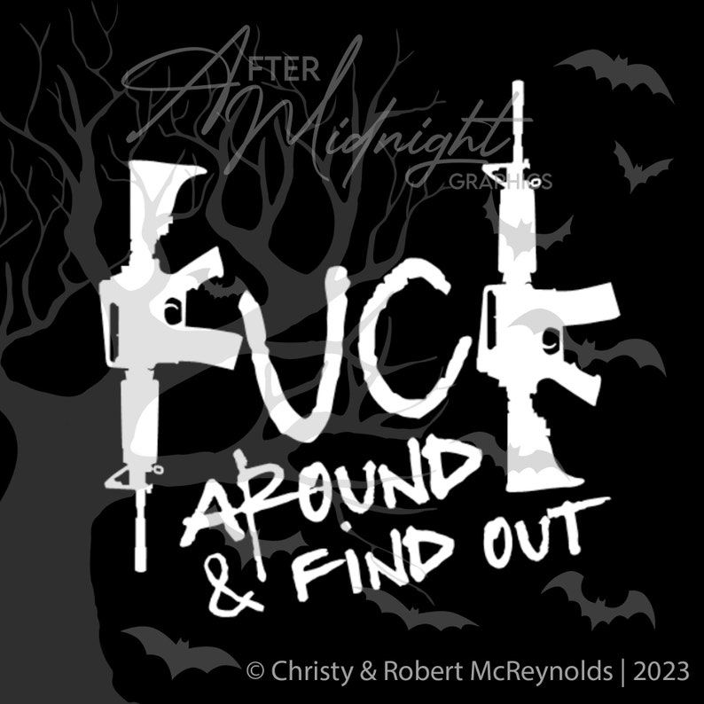 F**k Around and Find Out • FAFO • Vinyl Graphic Decal Sticker - Etsy