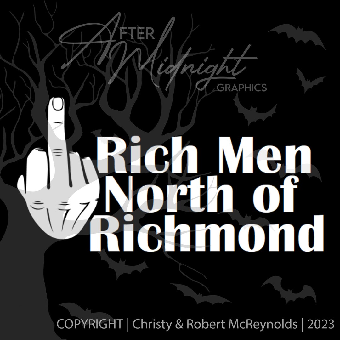 Middle Finger • Rich Men North of Richmond • Vinyl Graphic Decal ...