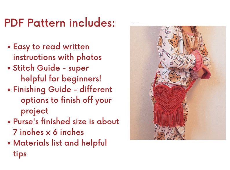 Heart Purse Crochet Pattern - Etsy