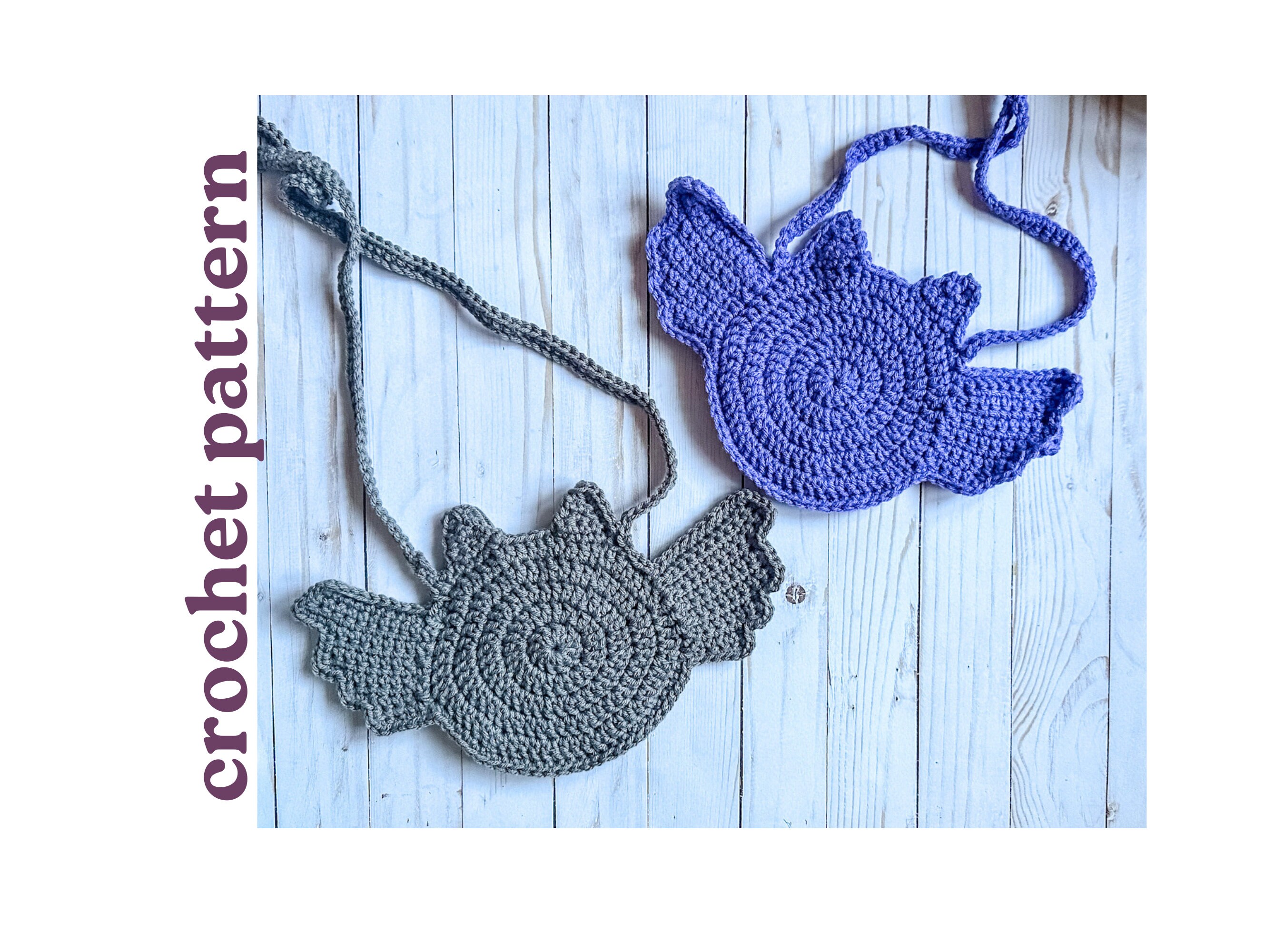 Bat Purse Crochet Pattern for Halloween Crochet Pattern Bat - Etsy