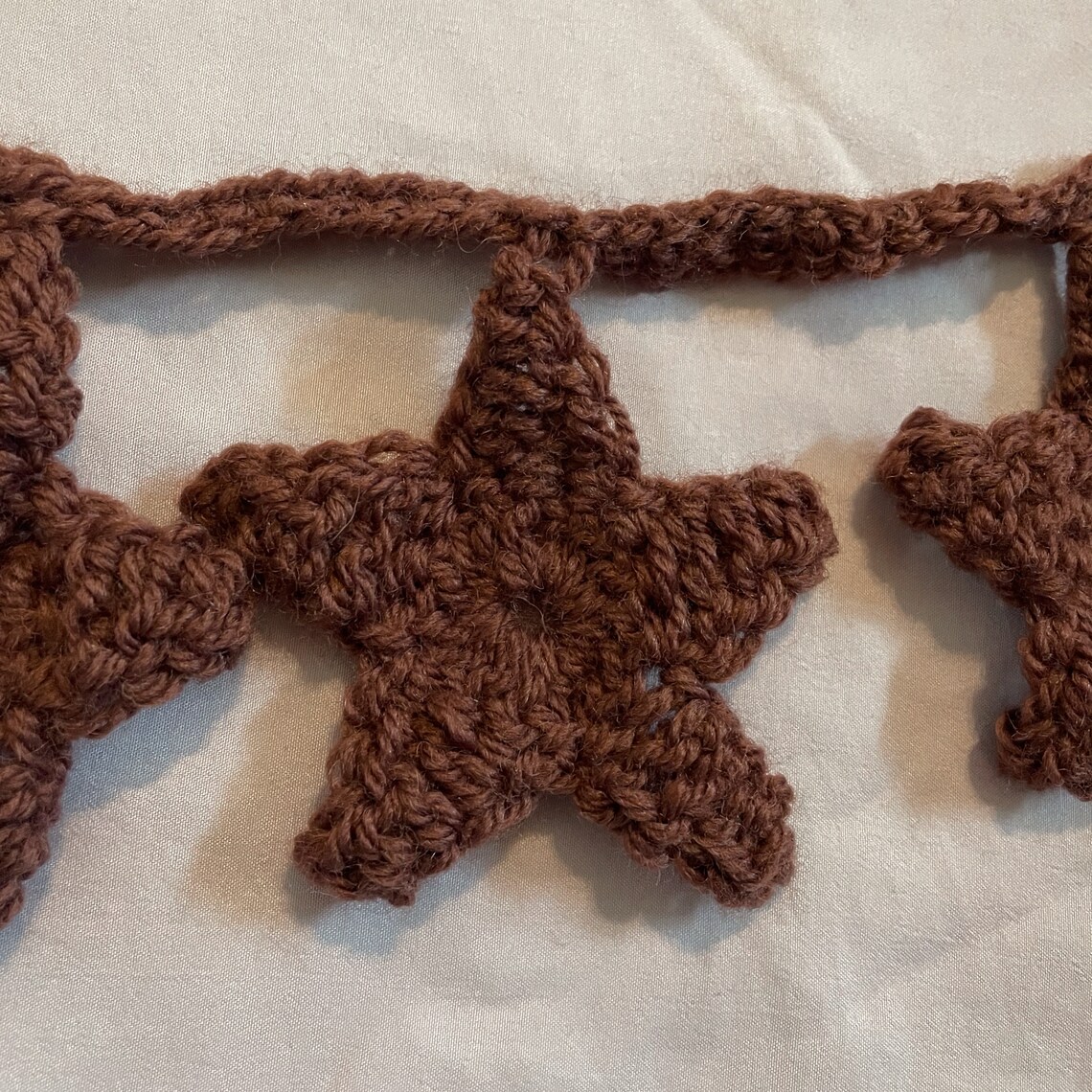 Celestial Crochet Garlands/wall Hangings - Pink Stars, Purple Crescent ...