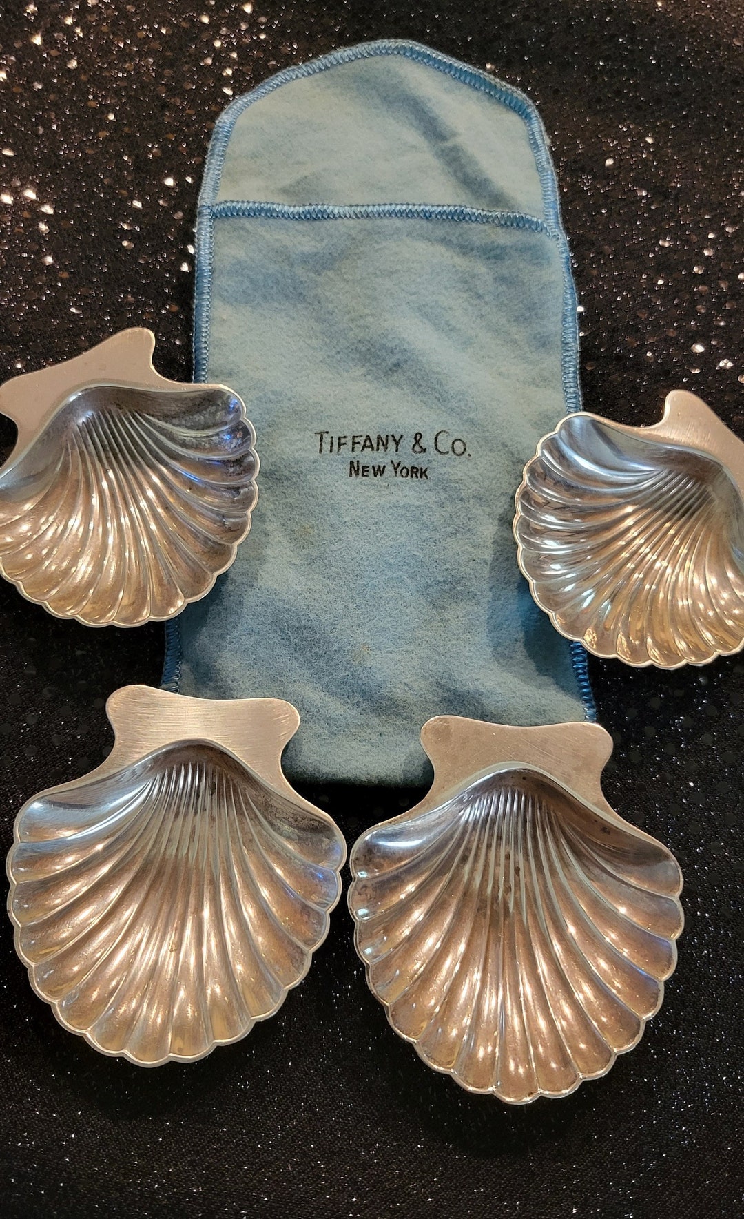 Tiffany & Co. Sterling Silver Scalloped Shell Salt Cellar - Etsy