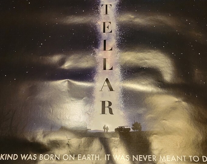 Movie Poster Interstellar Directed by Christopher Nolan Original 2 ...