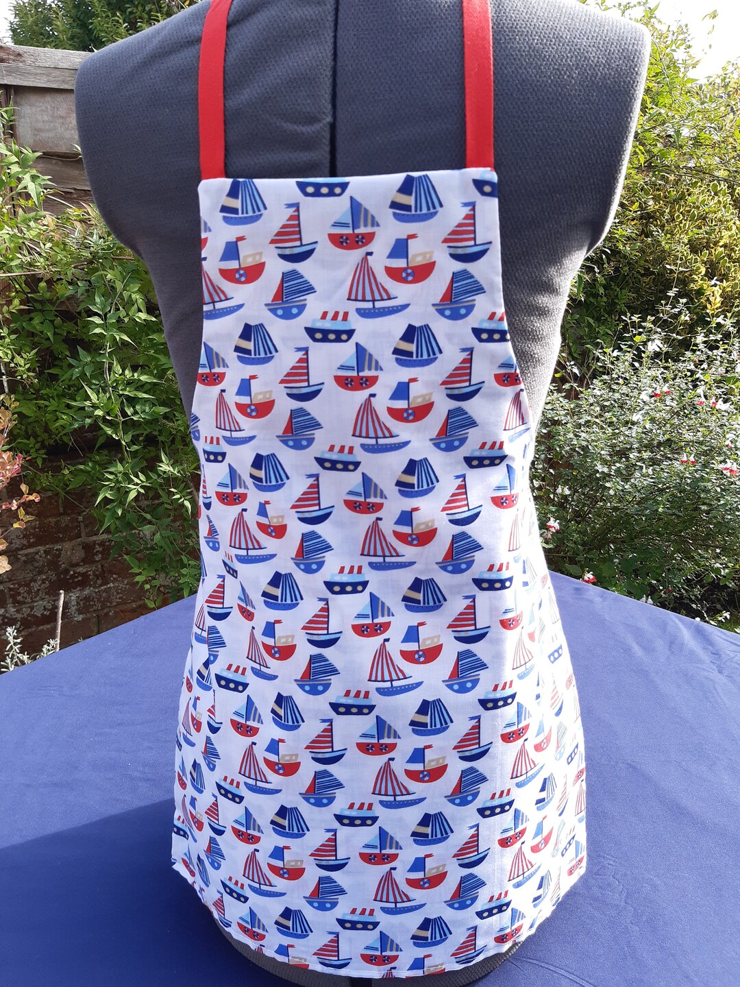 Boats Handmade Reversible Apron Ready Made Machine - Etsy