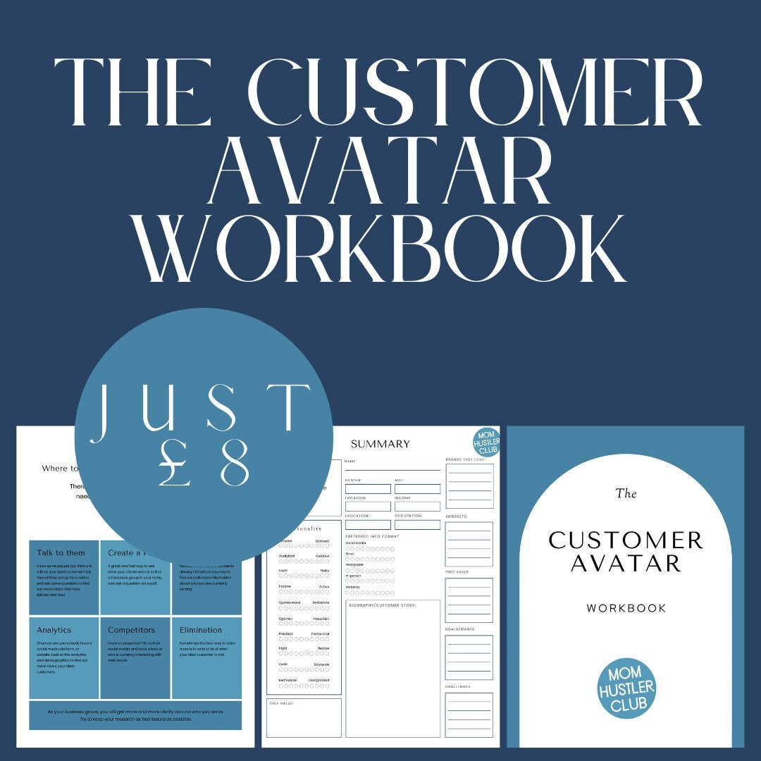 The Customer Avatar Workbook - Etsy