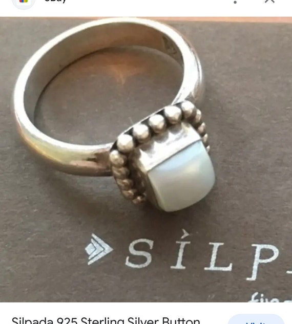 Retired Silpada Ring - Gem