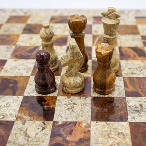 Marble Chess Set Handmade Marble Chess Board Set With Pieces - Etsy