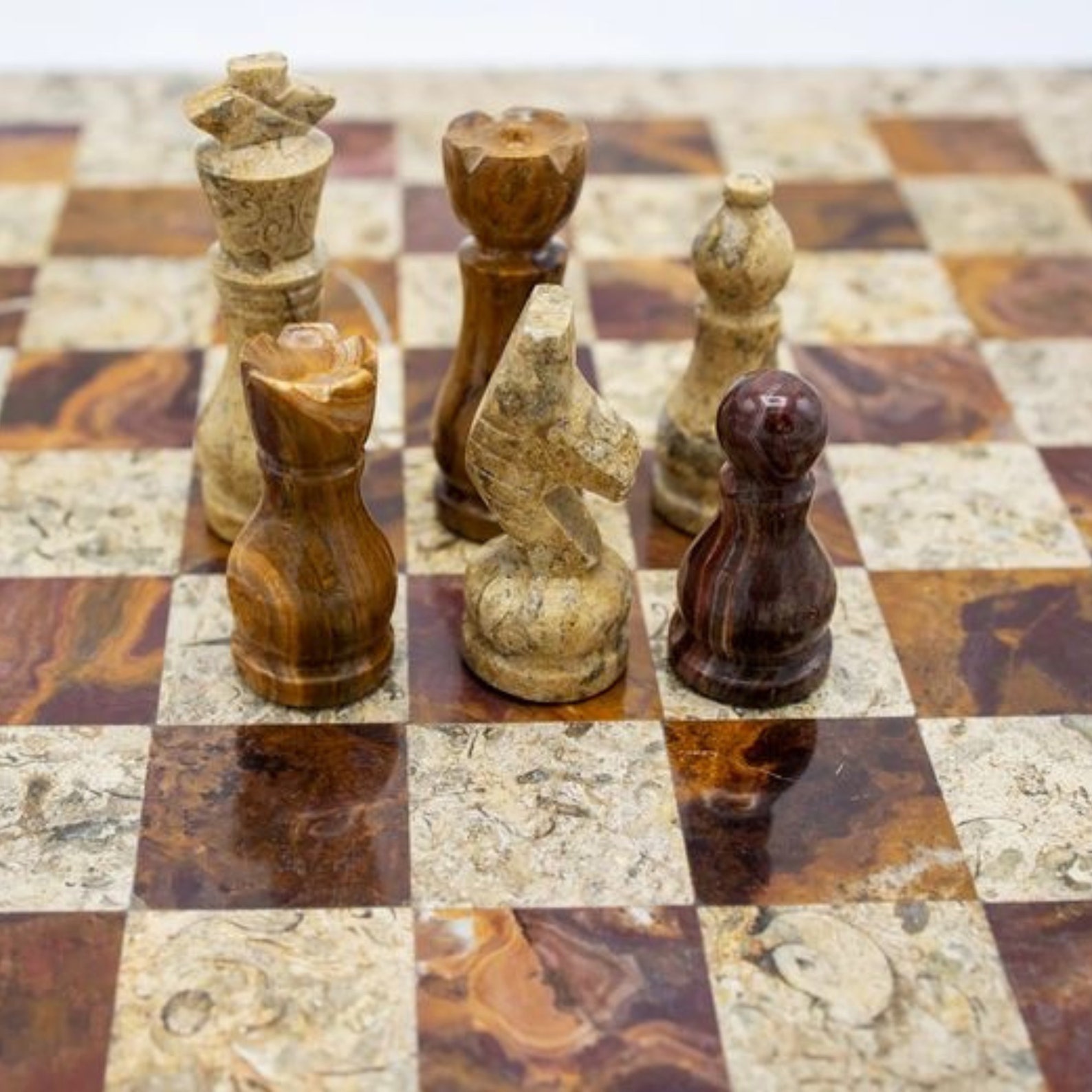 Marble Chess Set Handmade Marble Chess Board Set With Pieces - Etsy