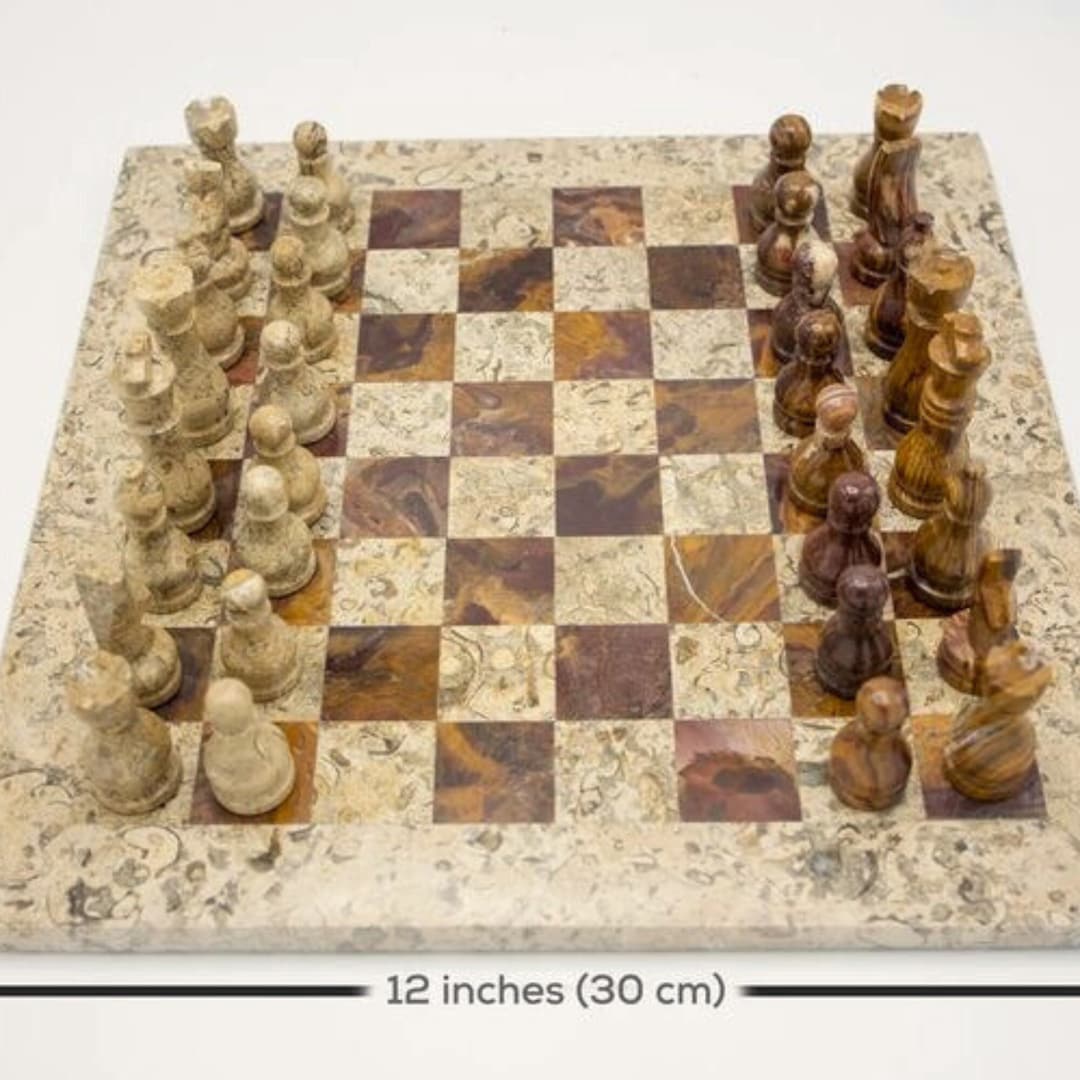 Marble Chess Set Handmade Marble Chess Board Set With Pieces - Etsy