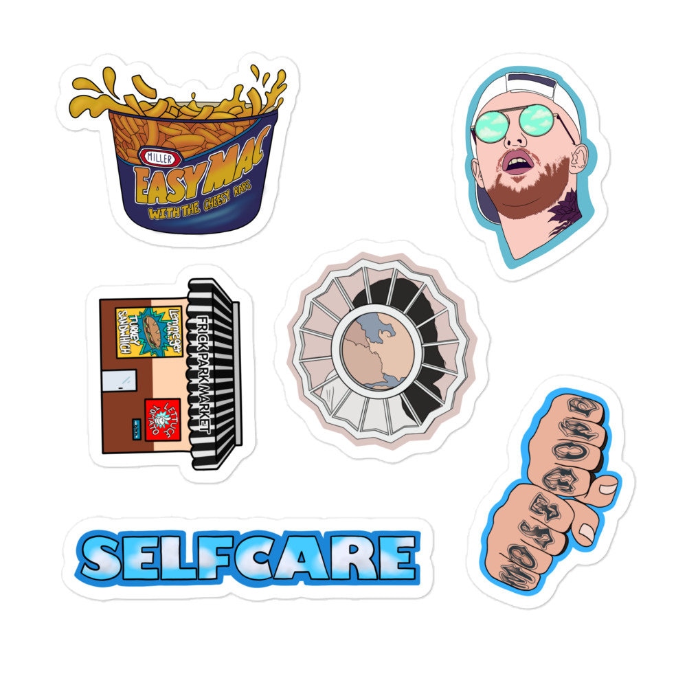 Mac Pack Stickers, Mac Miller Stickers 6 Pack - Etsy