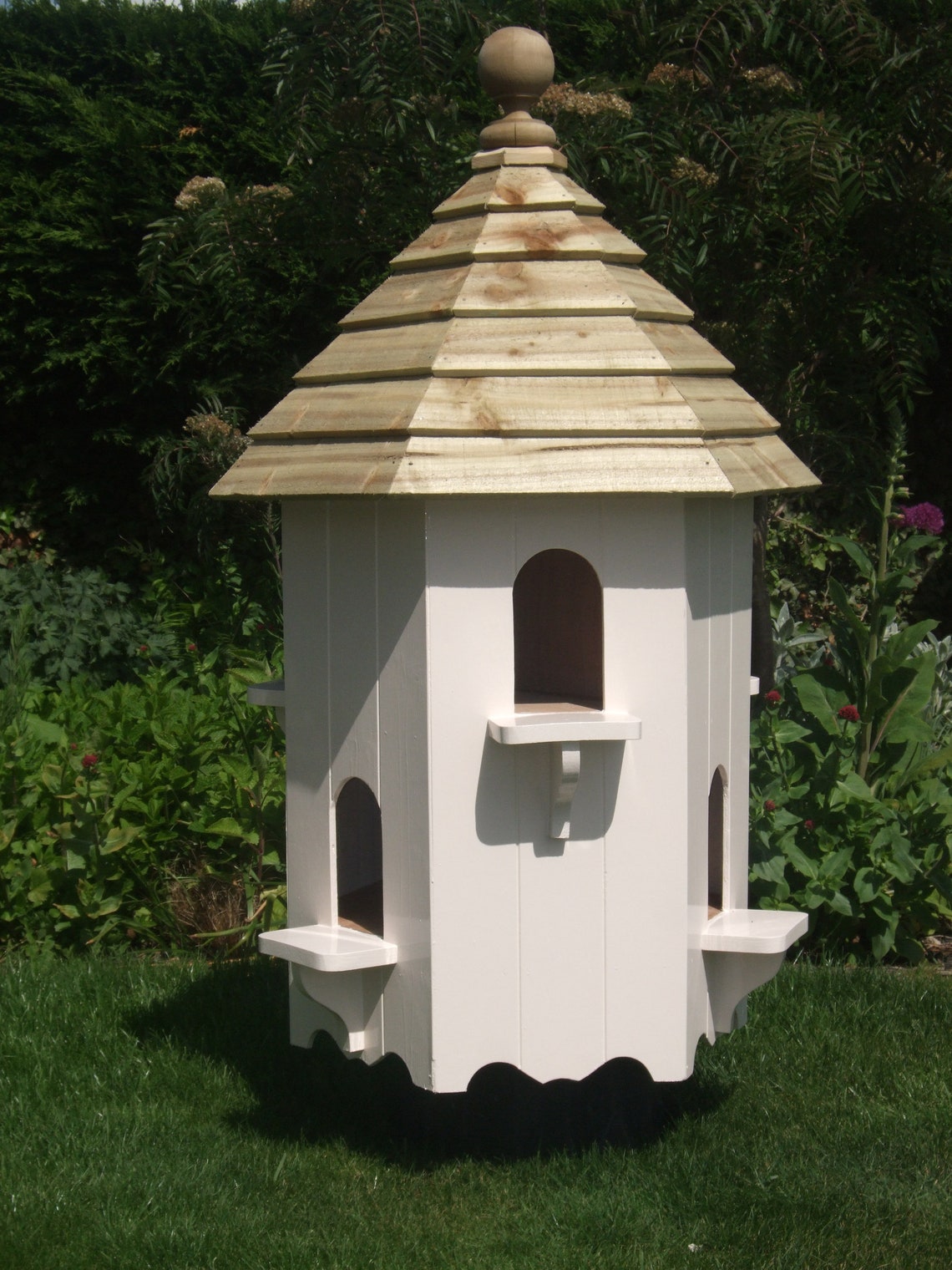 Hexagonal Dovecote for Post Mounting and Homes 6 Pairs of Doves - Etsy