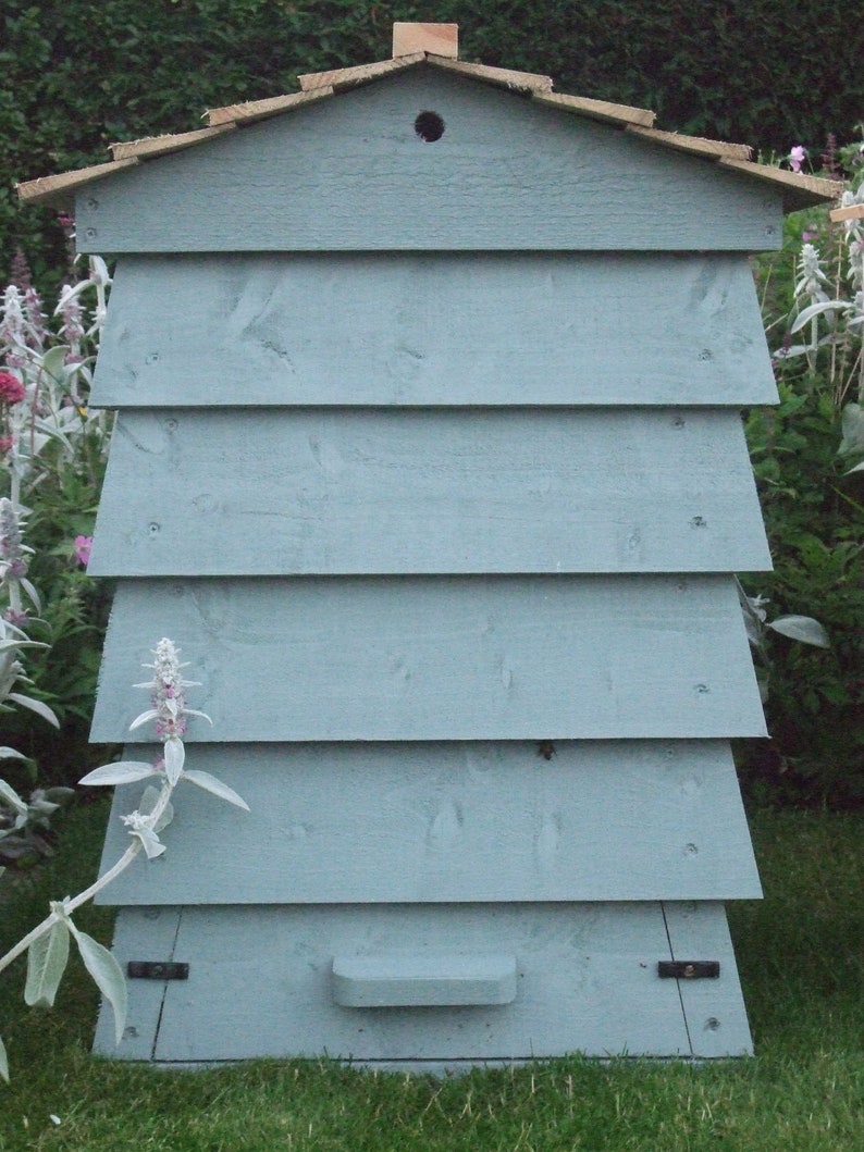 Treated Timber Beehive Shape Garden Composter - Etsy UK