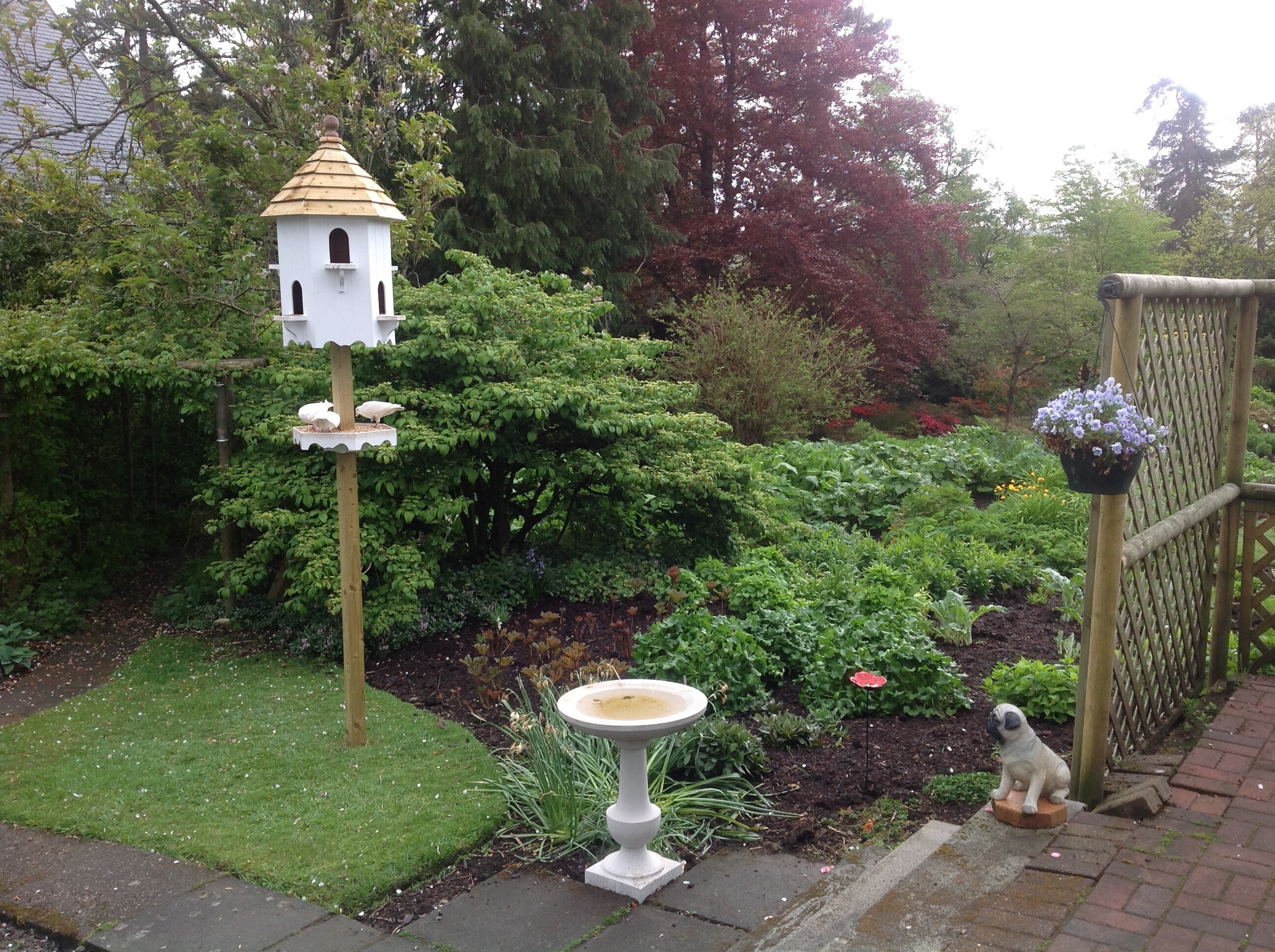 Hexagonal Dovecote for Post Mounting and Homes 6 Pairs of Doves - Etsy