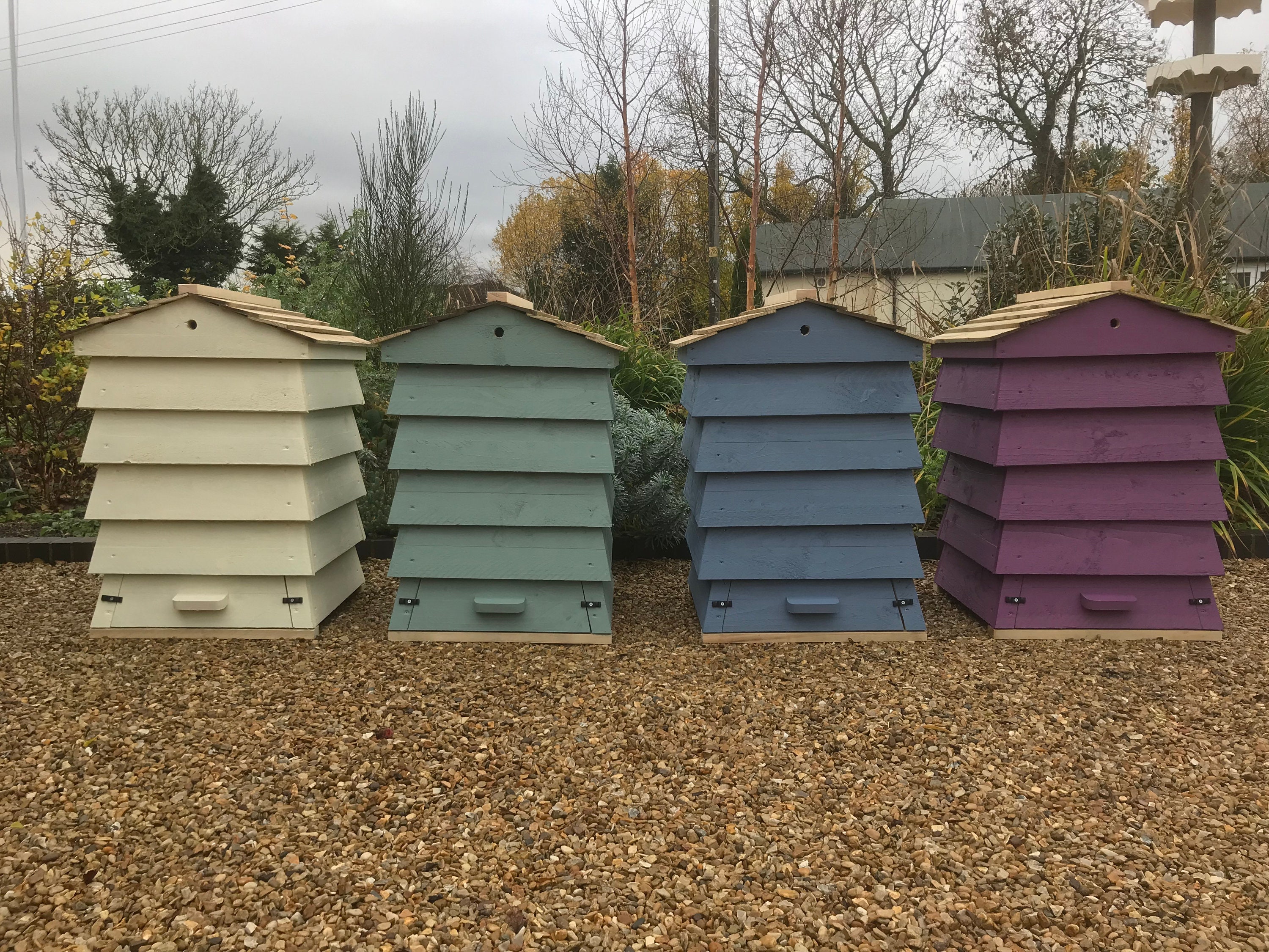 Treated Timber Beehive Shape Garden Composter - Etsy UK