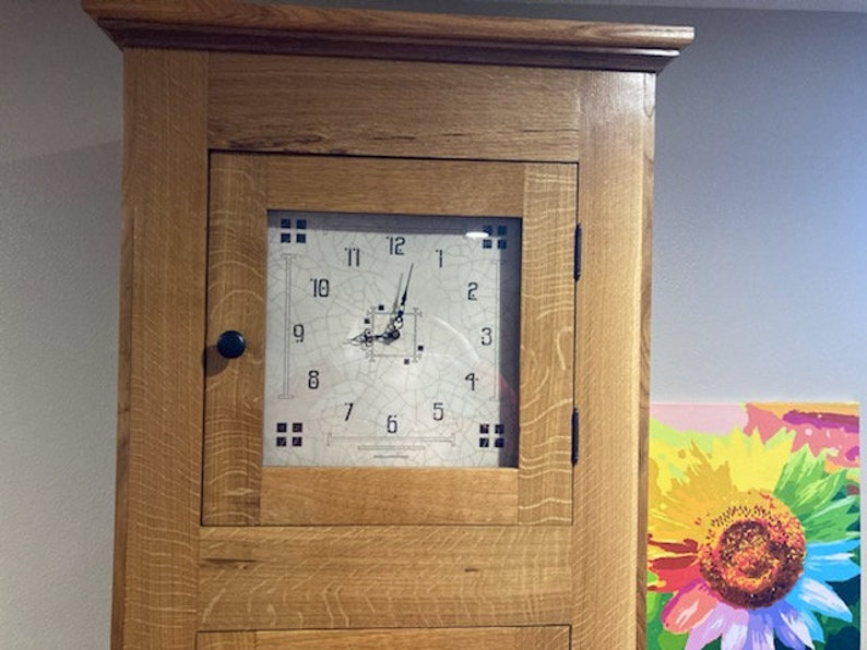 Mission Style White Oak Grandfather Clock - Etsy
