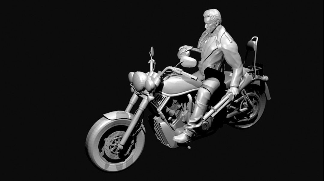 Terminator miniature HQ 3d model stl file one piece stl file ready for ...